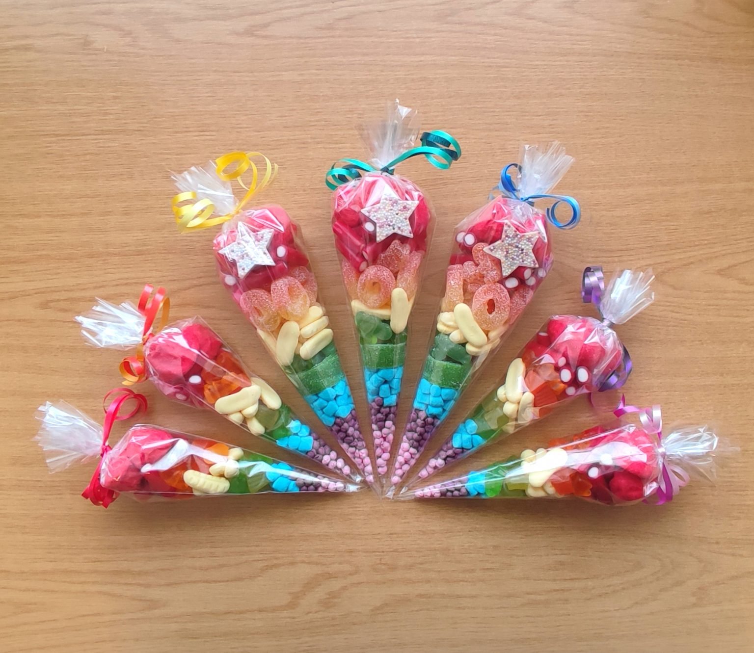 Rainbow Sweet Cones – Cones by Cally